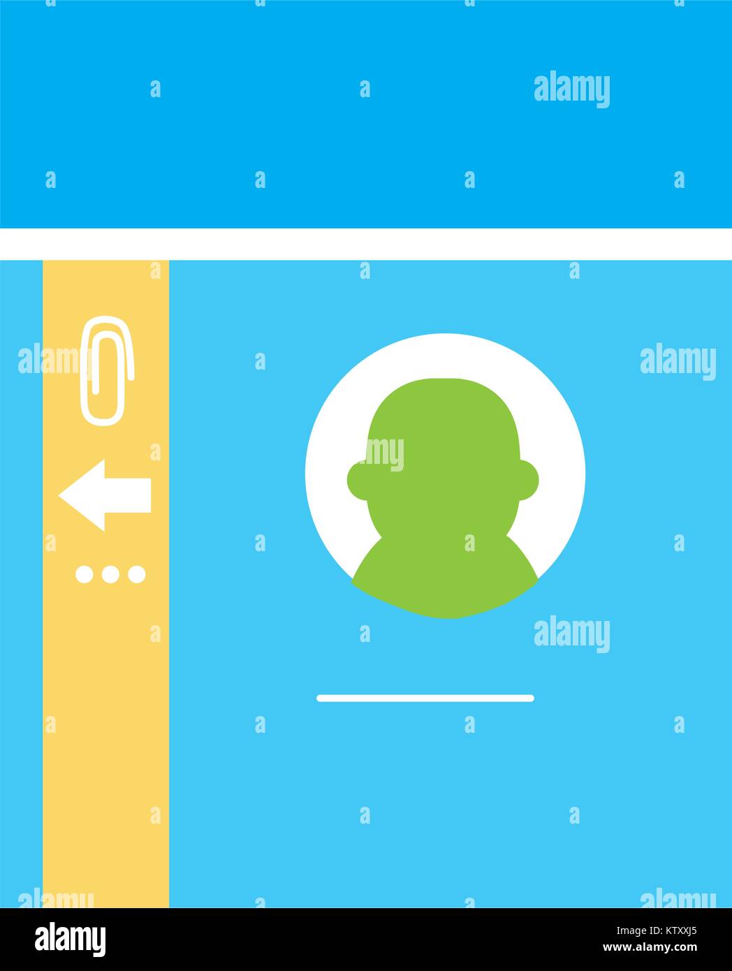 colorful personal identification card access id Stock Vector Image ...