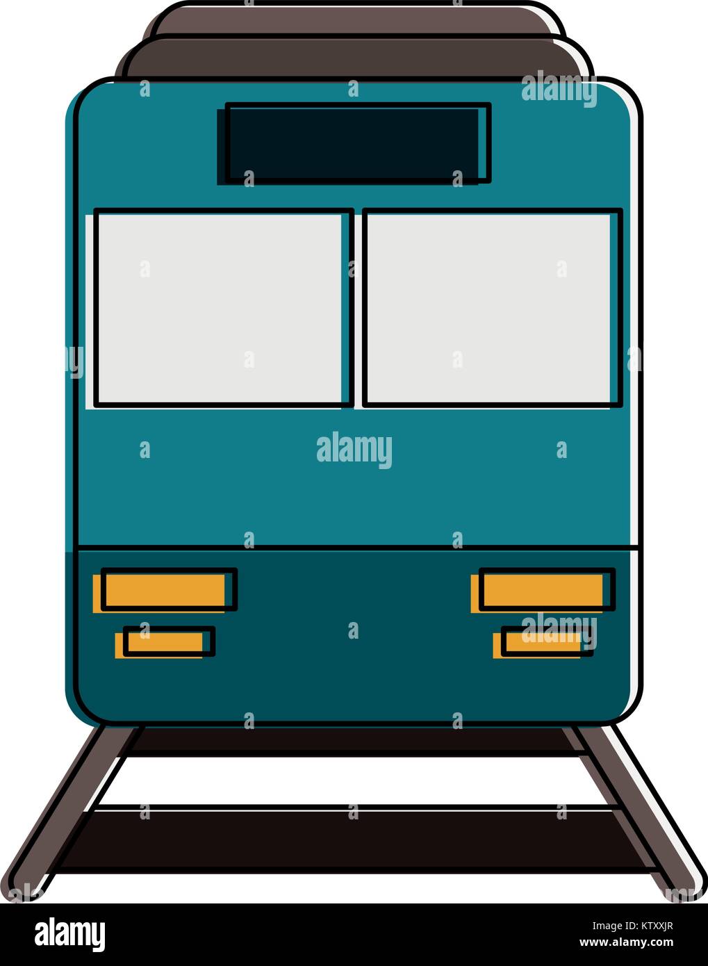 Steam power train Stock Vector Images - Alamy