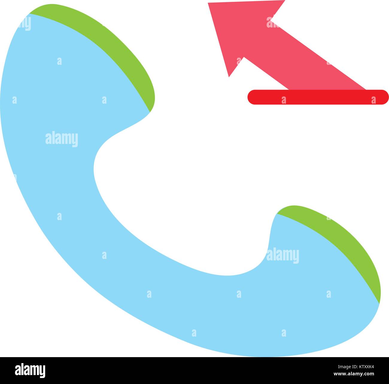 colorful phone call submitted sign telephone icon Stock Vector Image ...