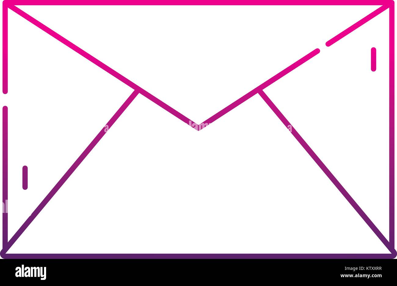 silhouette e-mail letter message text design Stock Vector Image & Art ...