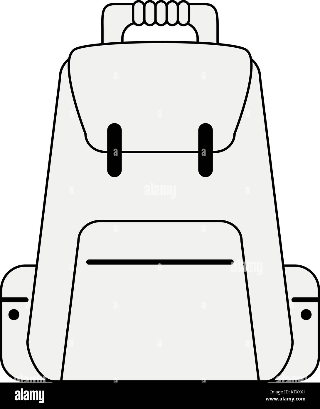 School backpack symbol Stock Vector Image & Art - Alamy