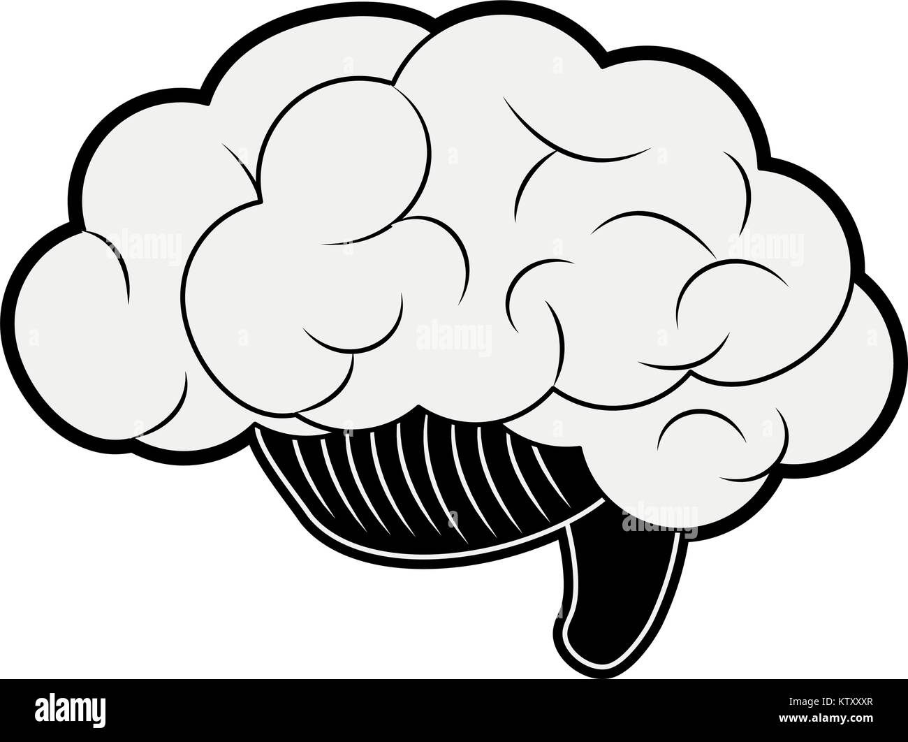 Human brain symbol Stock Vector Image & Art - Alamy