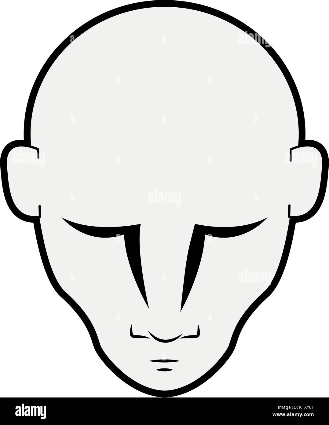 Man head isolated Stock Vector Image & Art - Alamy