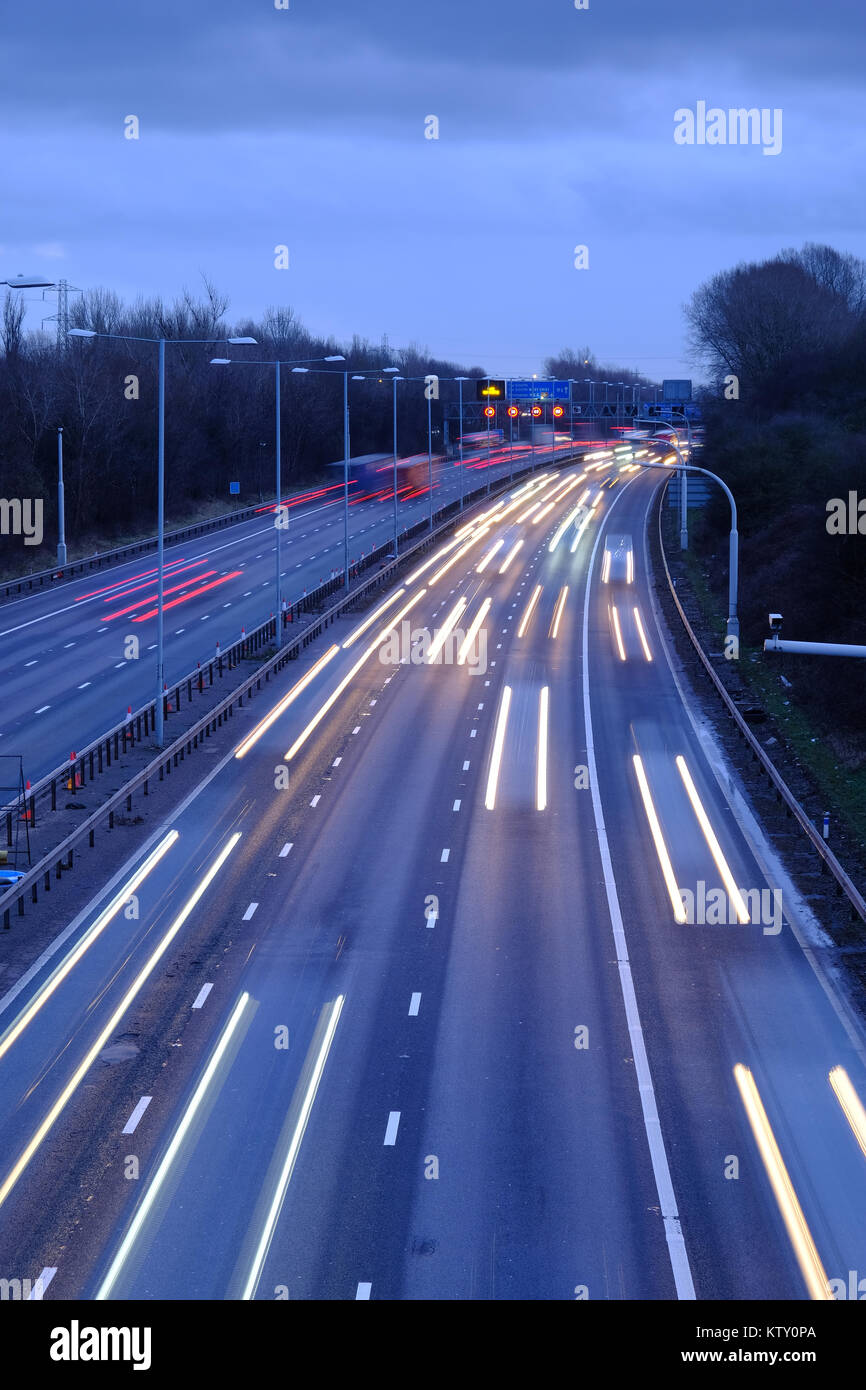 Traffic on m6 motorway hi-res stock photography and images - Alamy