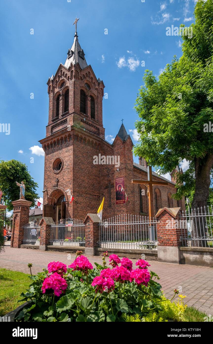 Neo-Gothic Church of St. Mary Magdalene. Kokanin, Greater Poland ...
