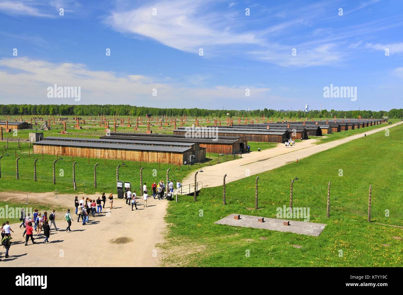 Barracks at Auschwitz-Birkenau concentration camp, Brzezinka, Lesser ...