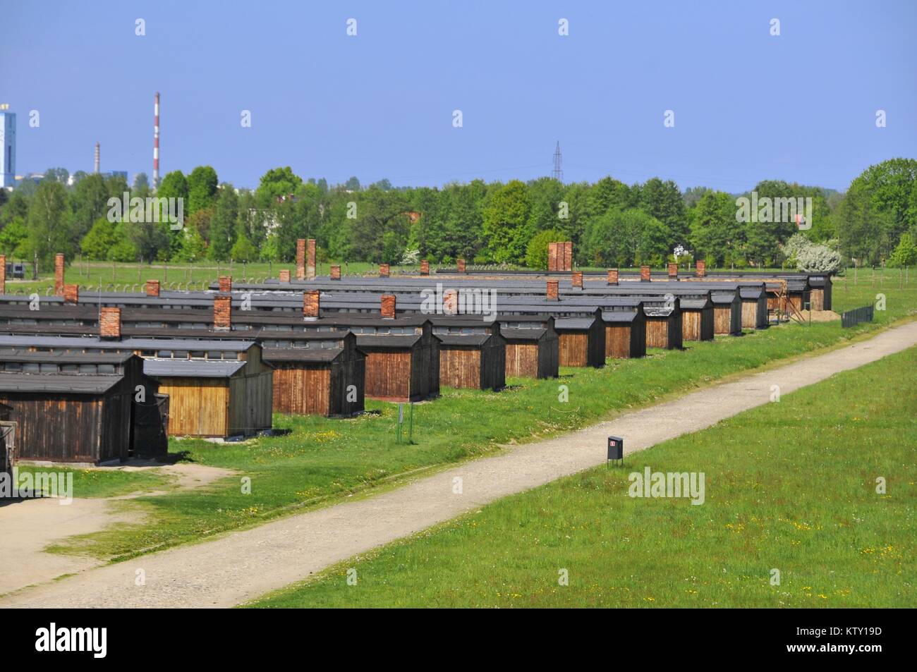 Barracks at Auschwitz-Birkenau concentration camp, Brzezinka, Lesser ...