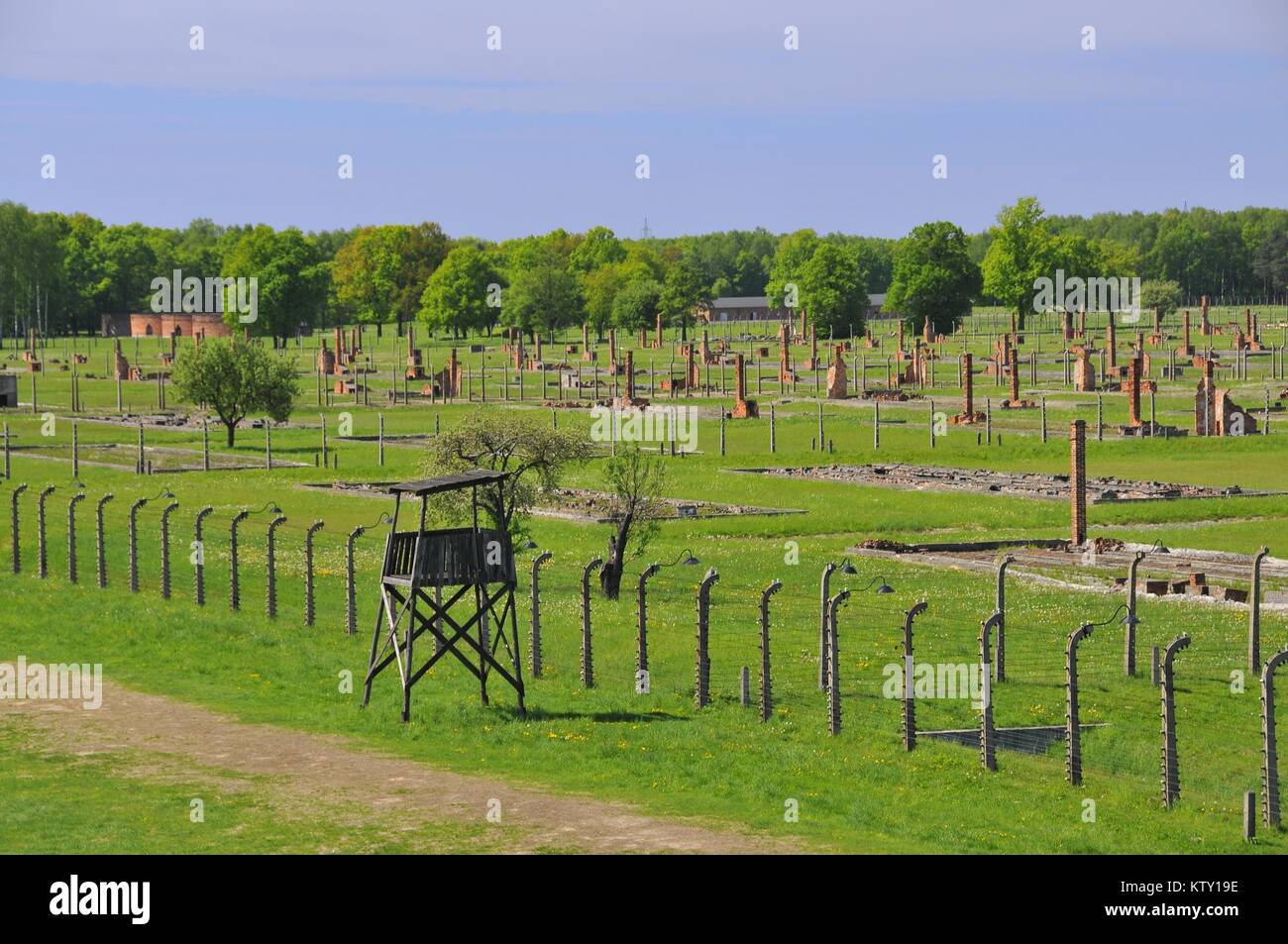 Barracks at Auschwitz-Birkenau concentration camp, Brzezinka, Lesser ...