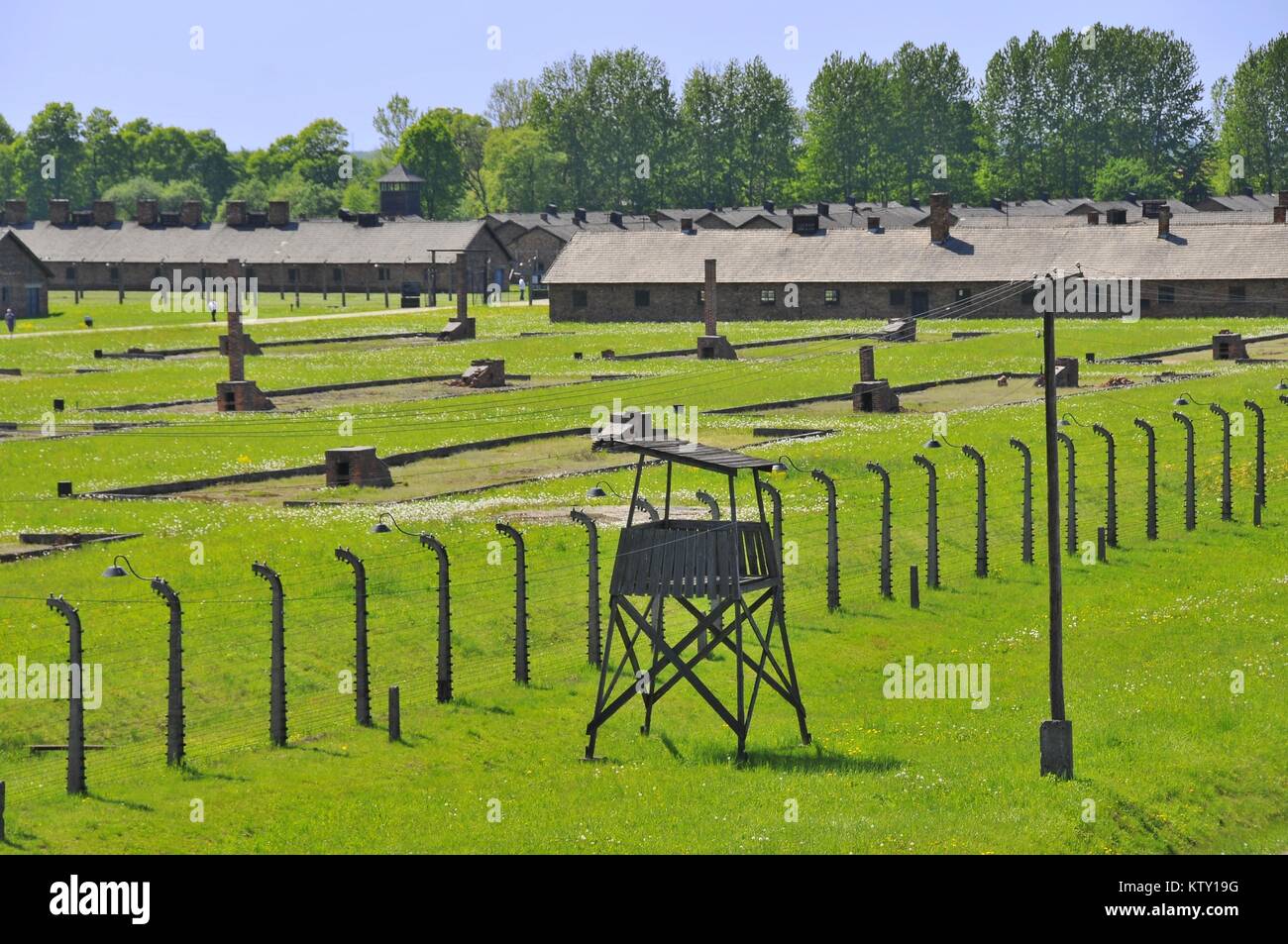 Barracks at Auschwitz-Birkenau concentration camp, Brzezinka, Lesser ...