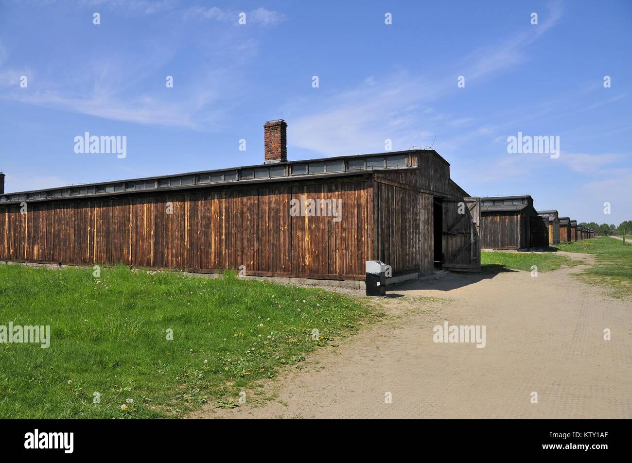Barracks at Auschwitz-Birkenau concentration camp, Brzezinka, Lesser ...