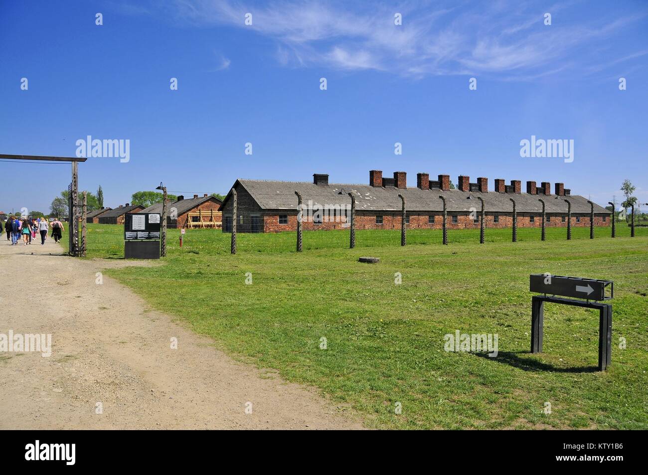 Barracks at Auschwitz-Birkenau concentration camp, Brzezinka, Lesser ...