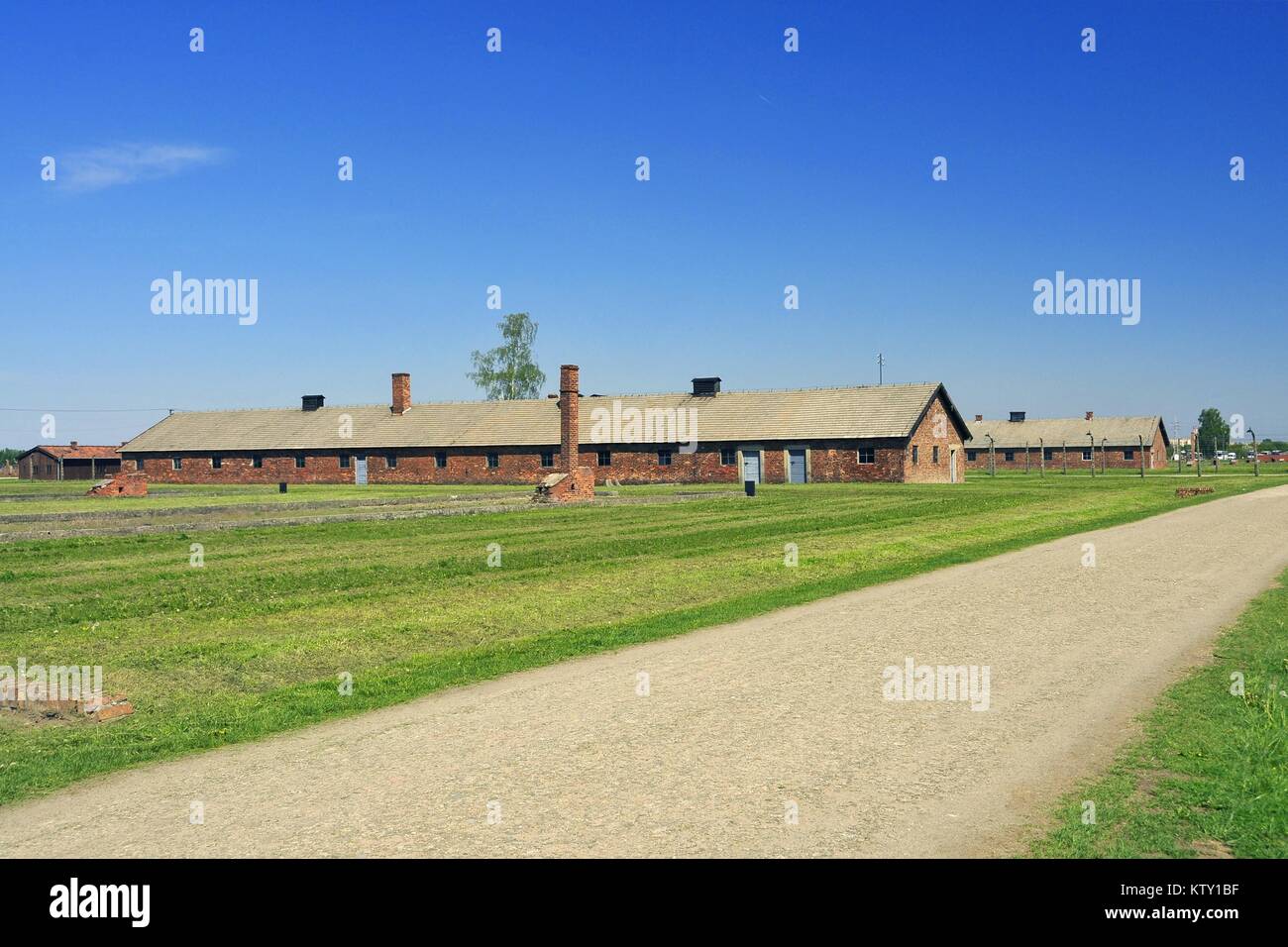 Barracks at Auschwitz-Birkenau concentration camp, Brzezinka, Lesser ...