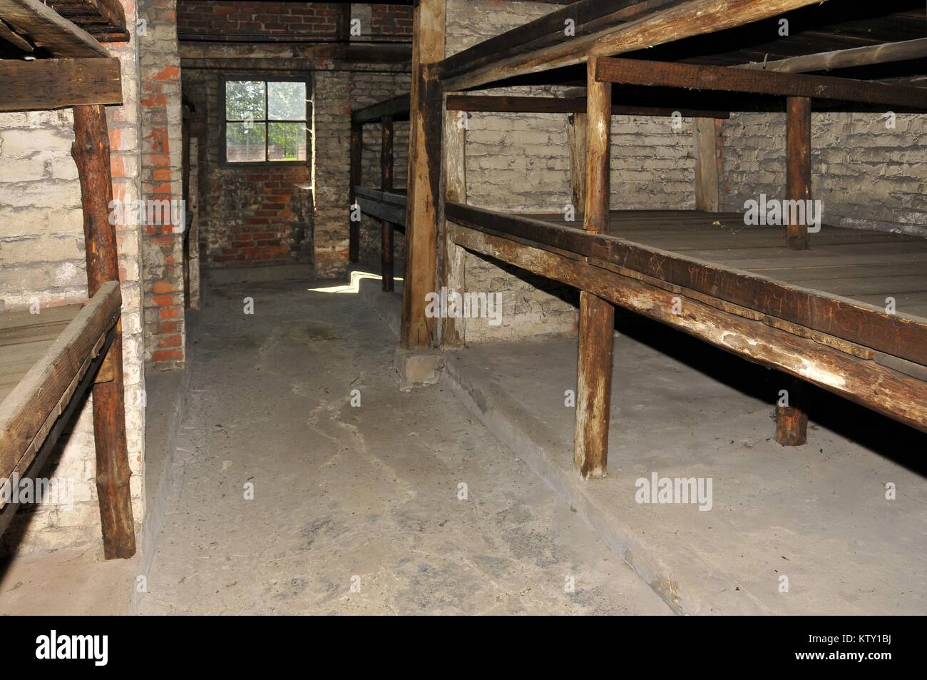 Barracks at Auschwitz-Birkenau concentration camp, Brzezinka, Lesser ...