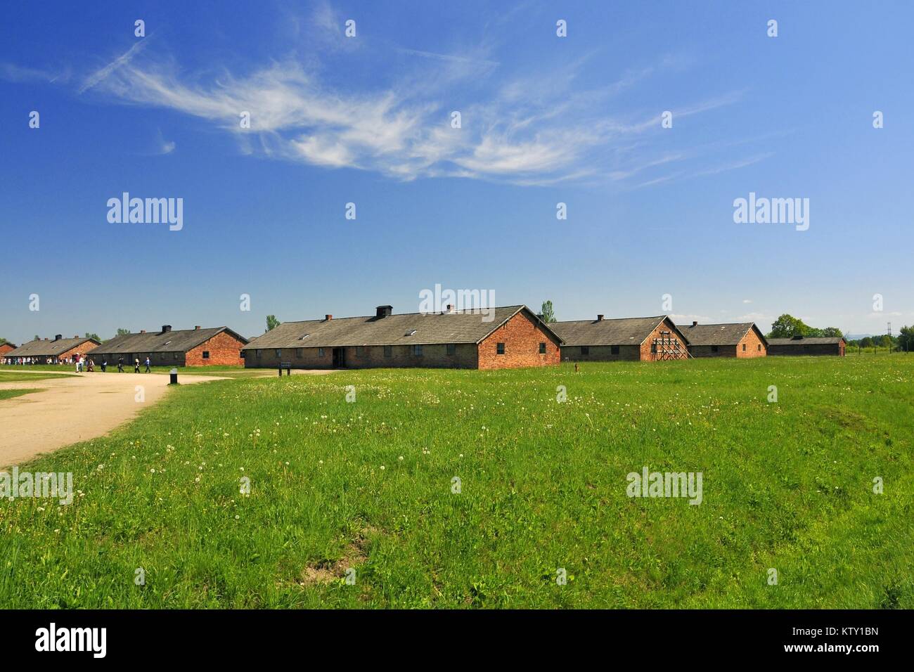 Barracks at Auschwitz-Birkenau concentration camp, Brzezinka, Lesser ...