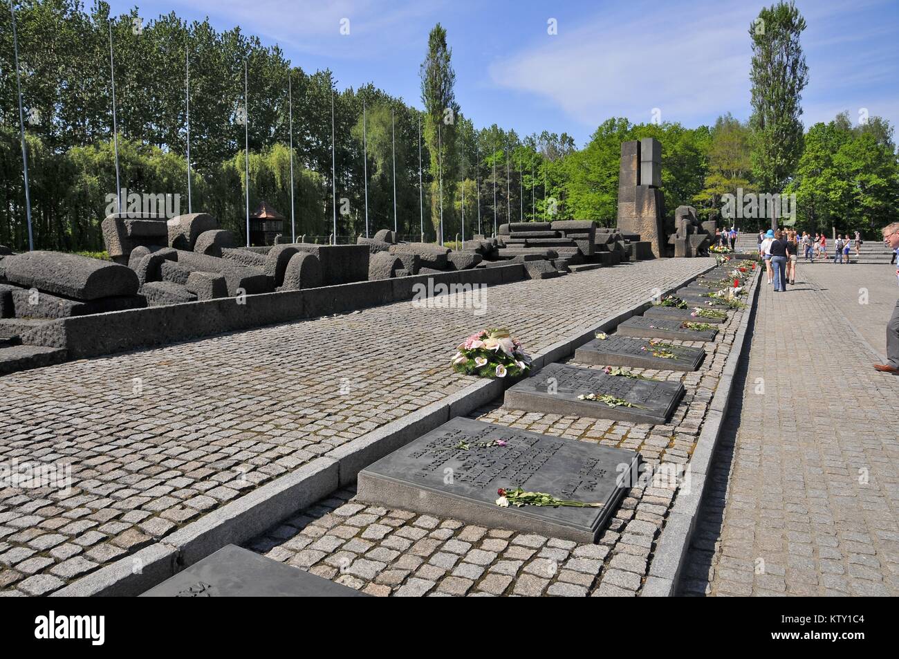 Monument. Auschwitz-Birkenau concentration camp, Brzezinka, Lesser ...