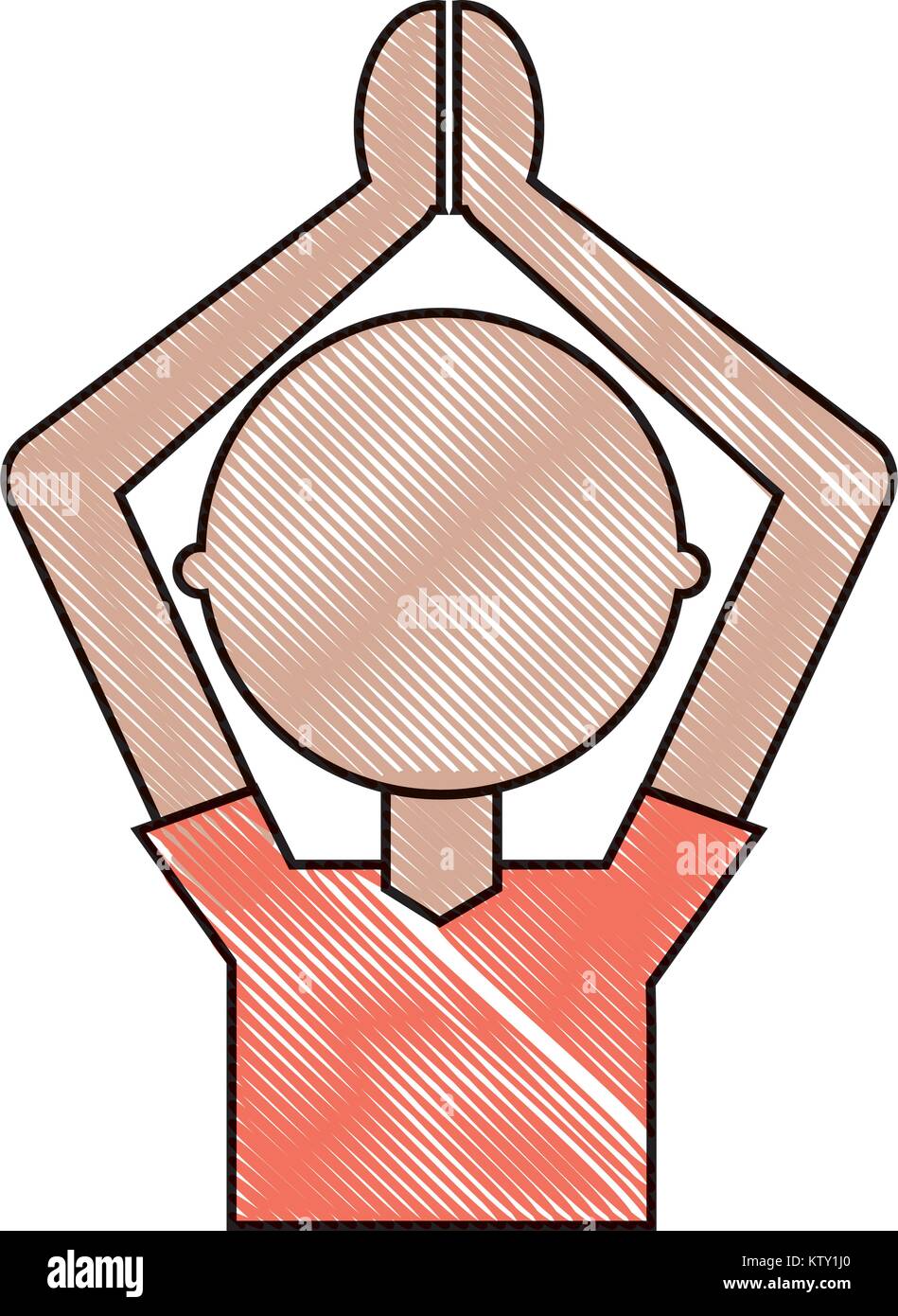 man with arms up Stock Vector Image & Art - Alamy