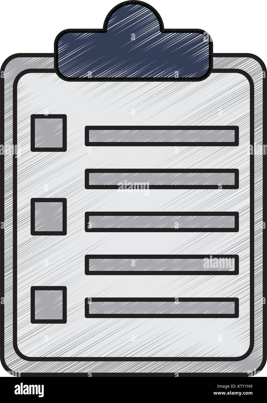 clipboard with bullets icon image Stock Vector Image & Art - Alamy