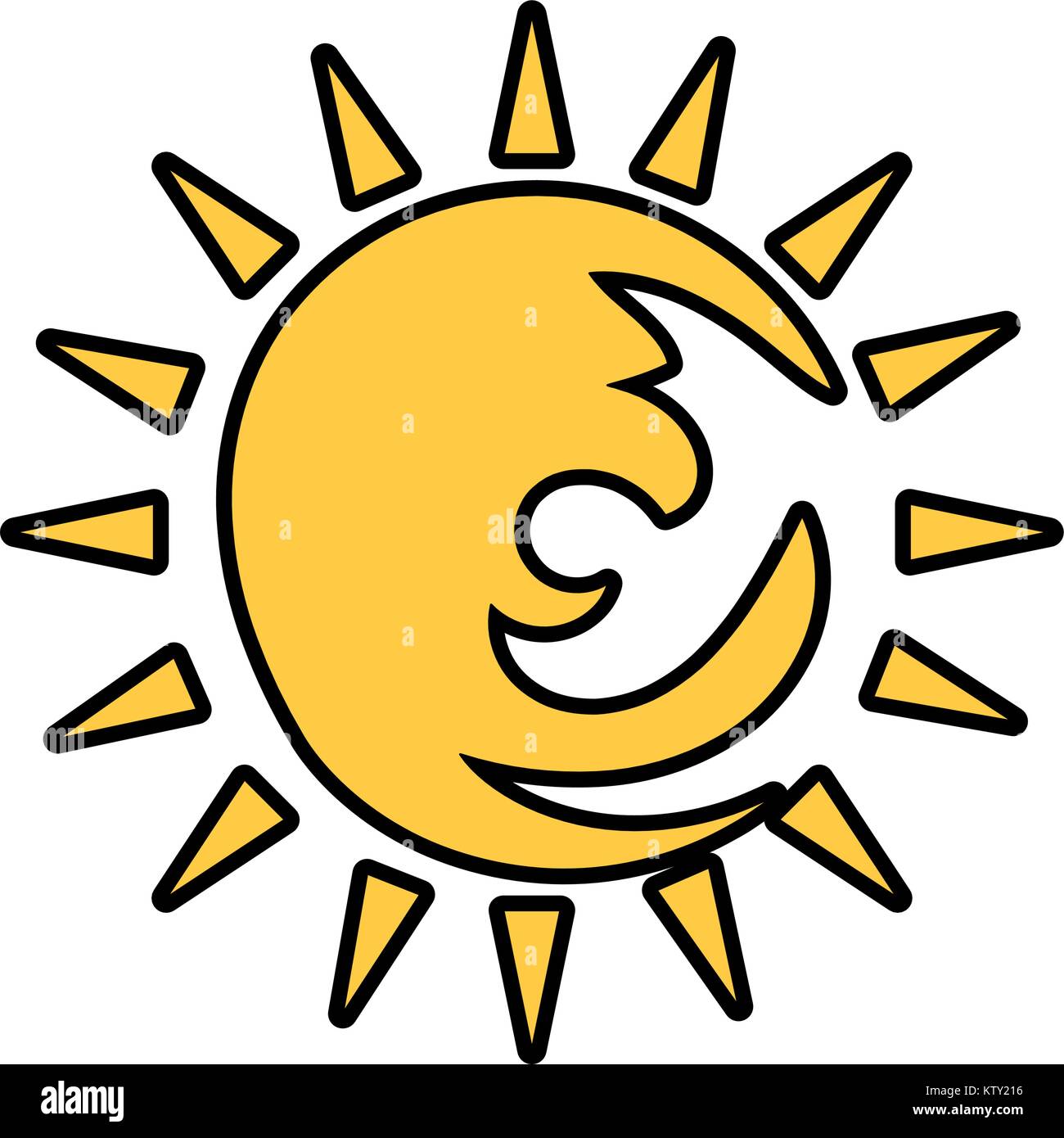 summer sun isolated icon vector illustration design Stock Vector Image ...