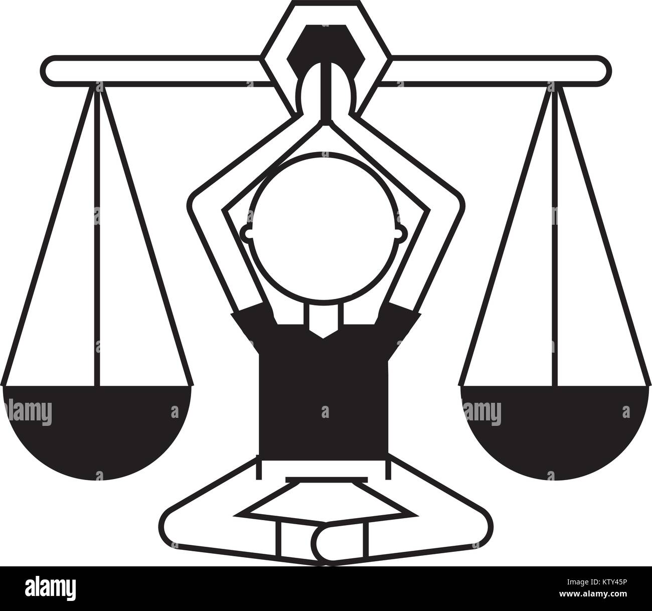 scale and man design Stock Vector Image & Art - Alamy