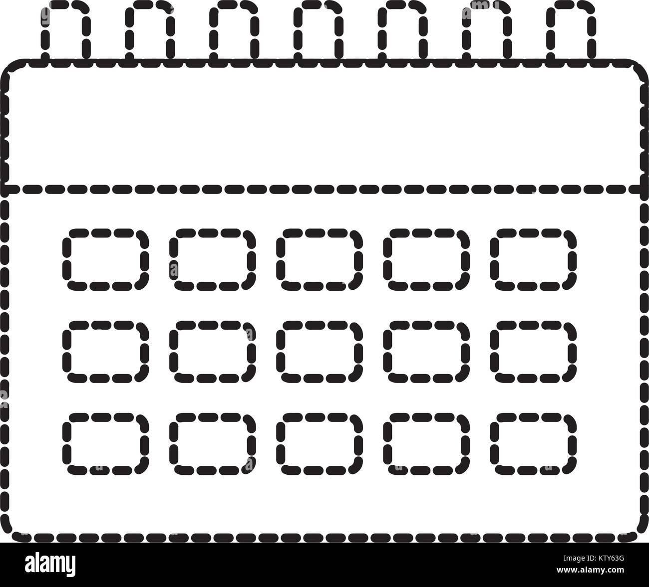 calendar blank icon image Stock Vector Image & Art - Alamy