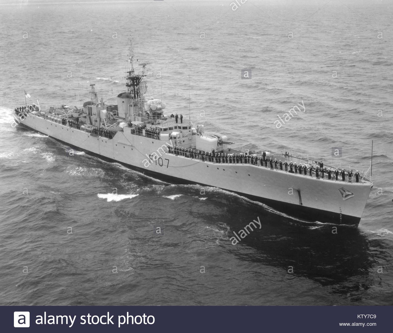Royal Navy Frigate Black and White Stock Photos & Images - Alamy