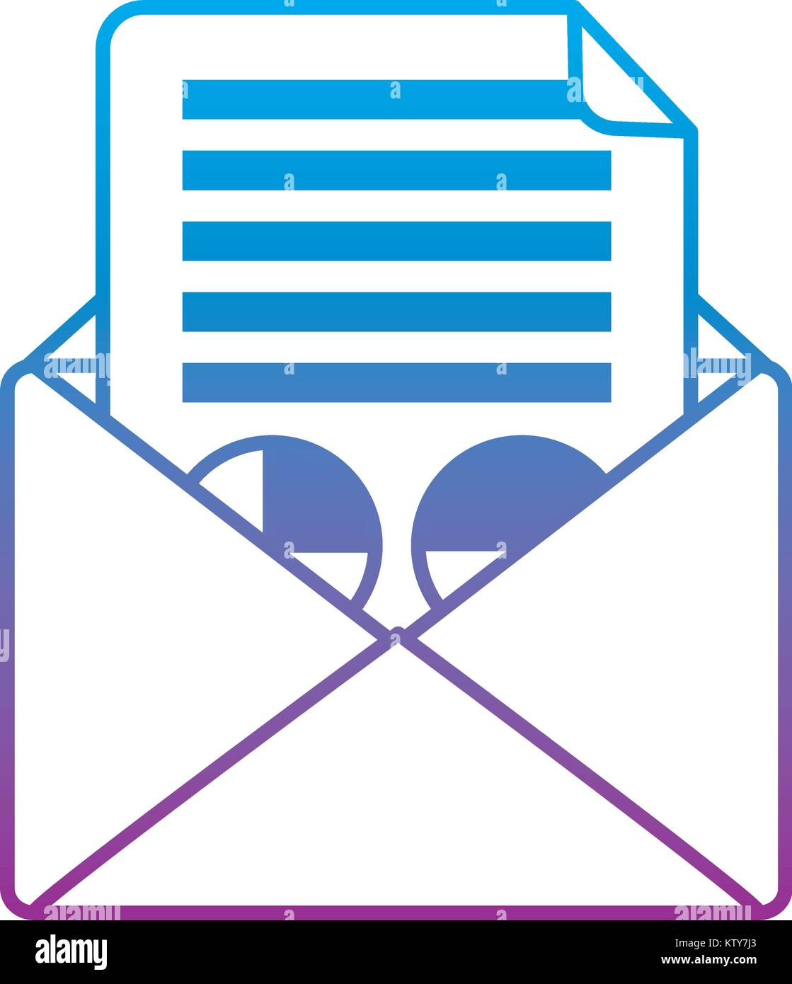 graph chart on paper icon image Stock Vector Image & Art - Alamy