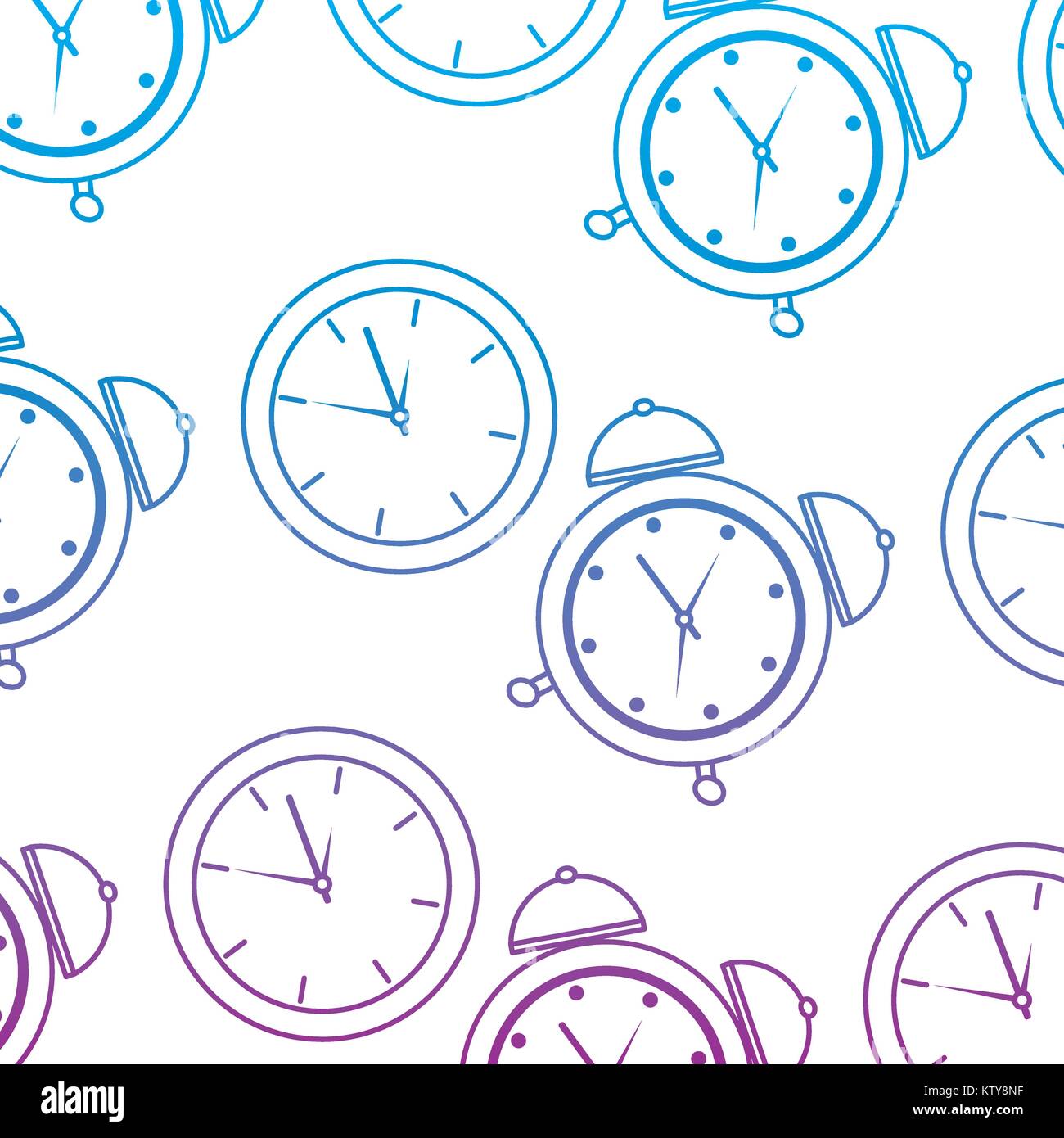 alarm clock time pattern image Stock Vector Image & Art - Alamy