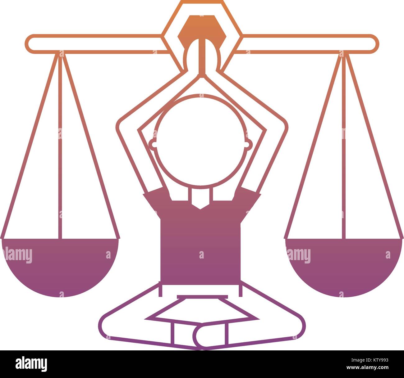 scale and man design Stock Vector Image & Art - Alamy