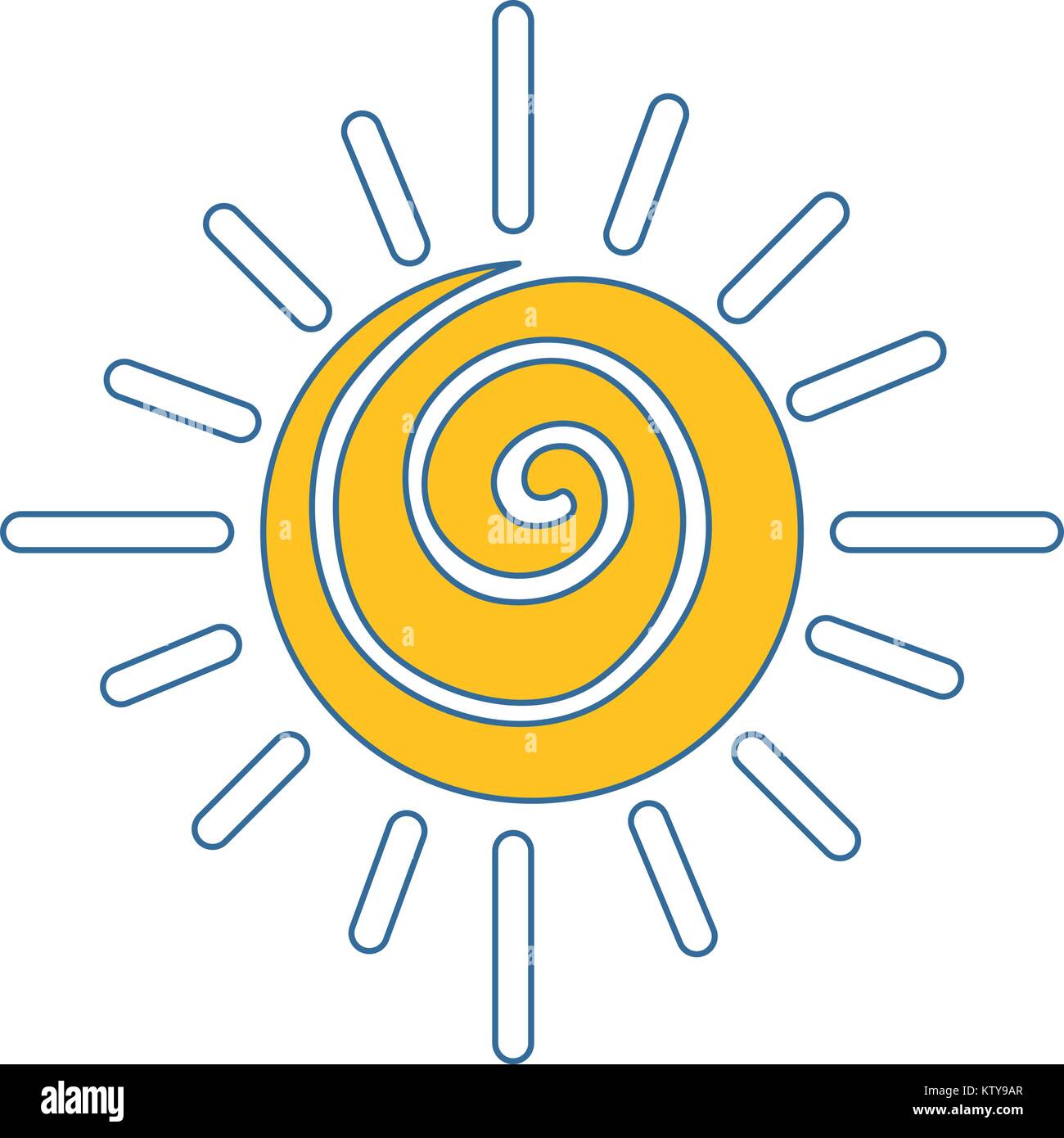 summer sun drawing icon vector illustration design Stock Vector Image ...