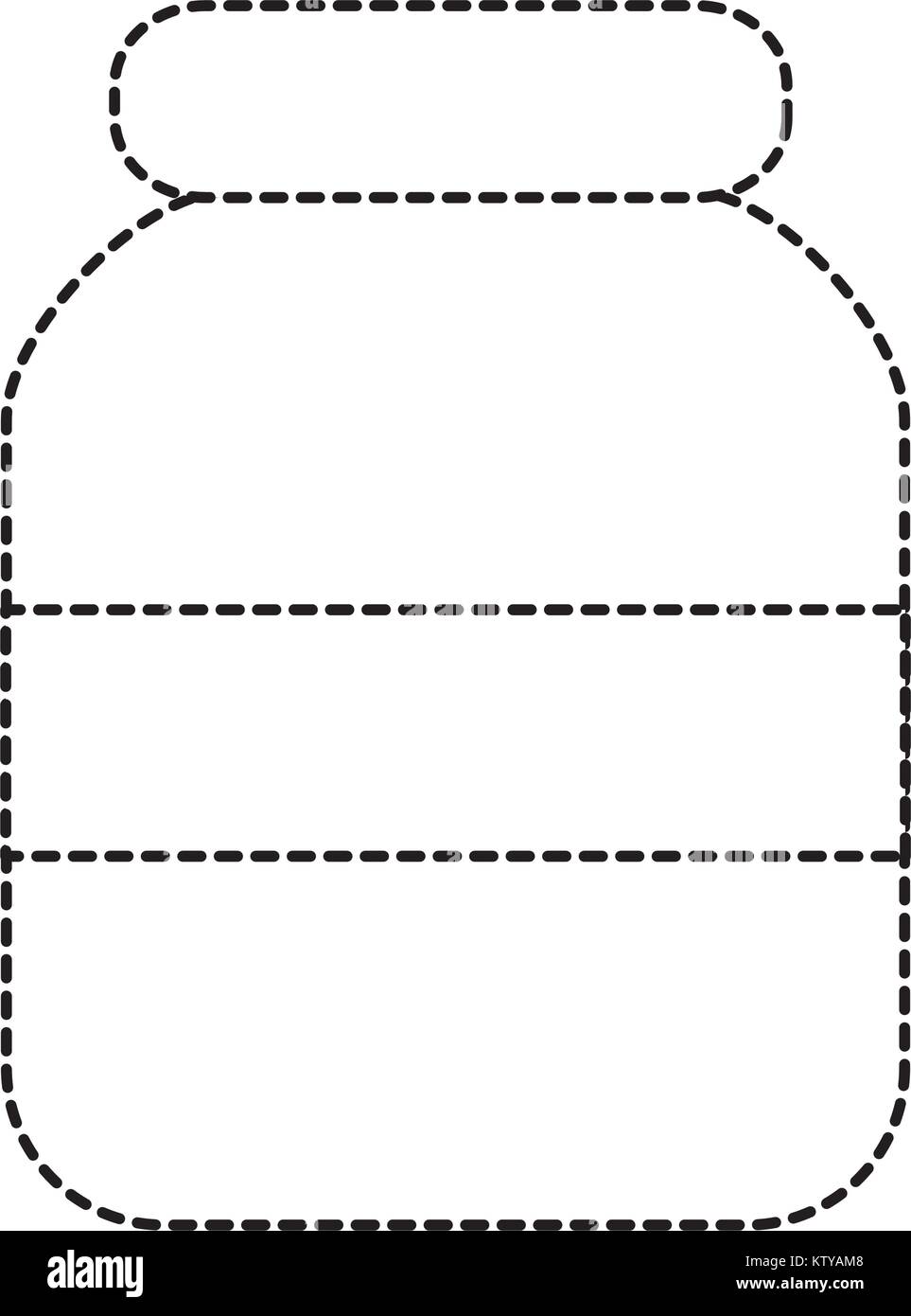 Template transparent glass jar Black and White Stock Photos & Images ...