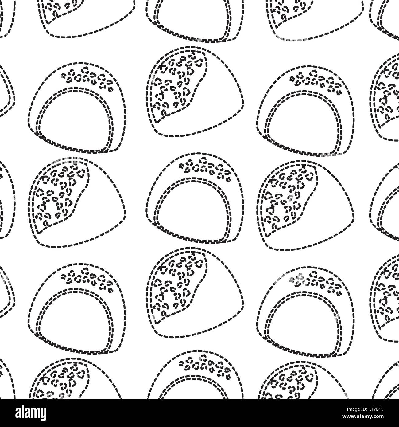 chocolate bites pattern image Stock Vector Image & Art - Alamy