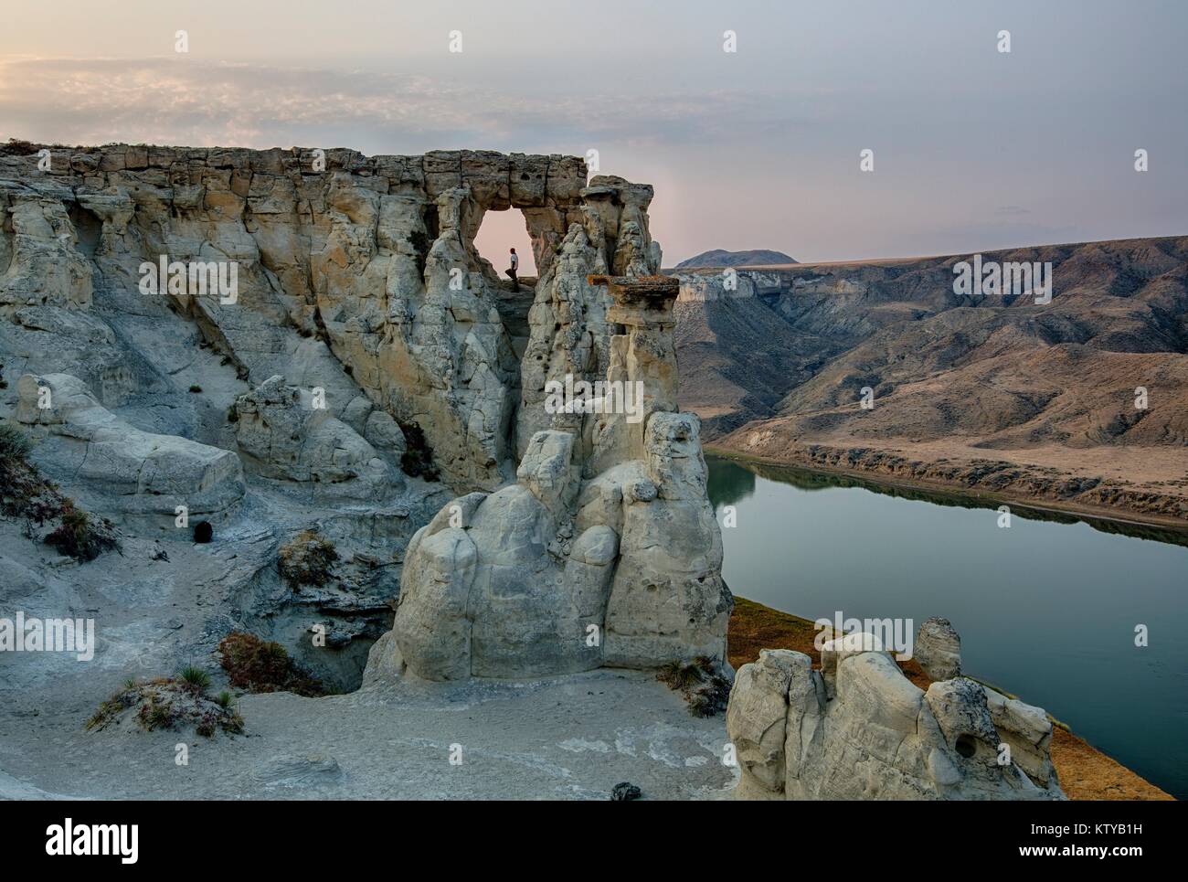 Rock formations surround the Upper Missouri River National and Scenic ...