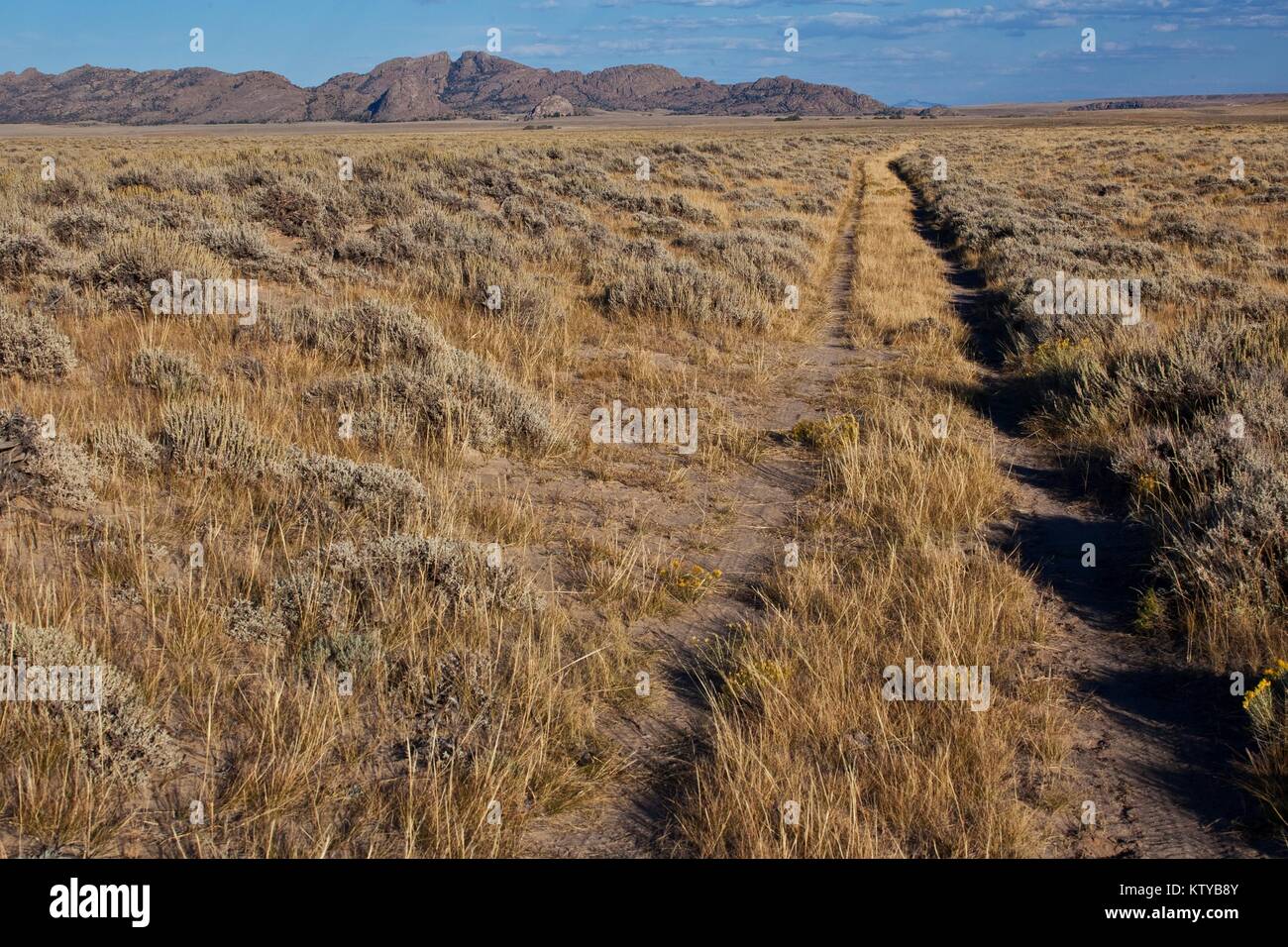 A prairie at the Oregon National Historic Trail September 17, 2010 in ...