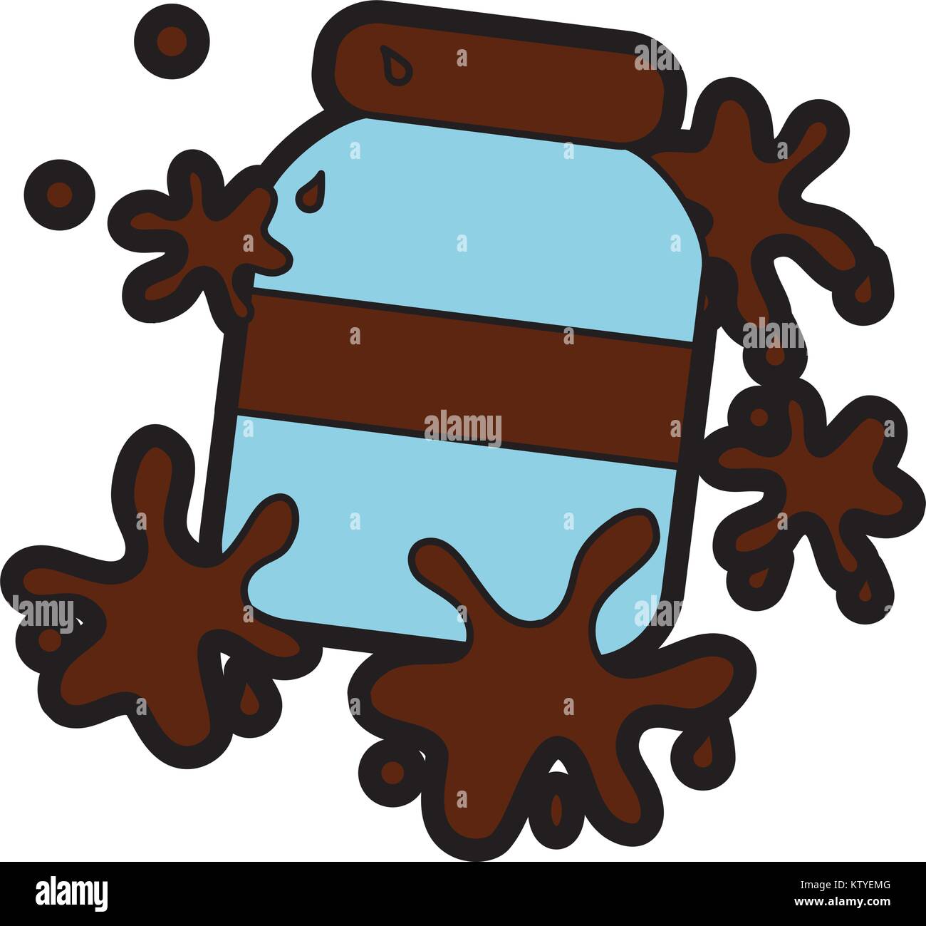 Cocoa spread Stock Vector Images - Alamy