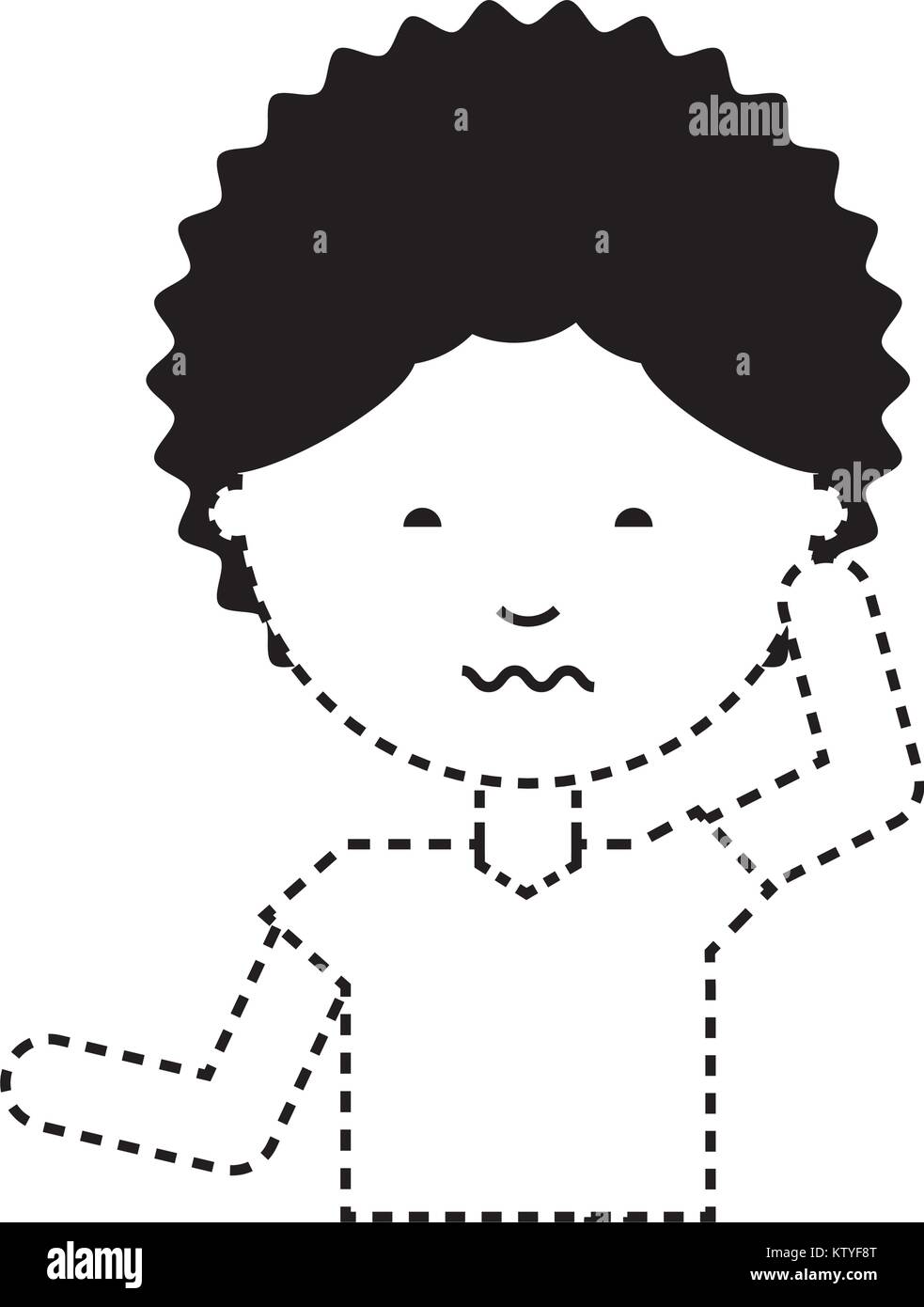 cartoon worried man icon Stock Vector Image & Art - Alamy