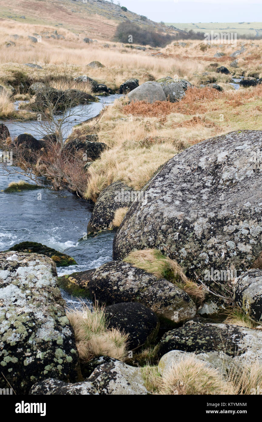 West Okement River Dartmoor Stock Photo - Alamy