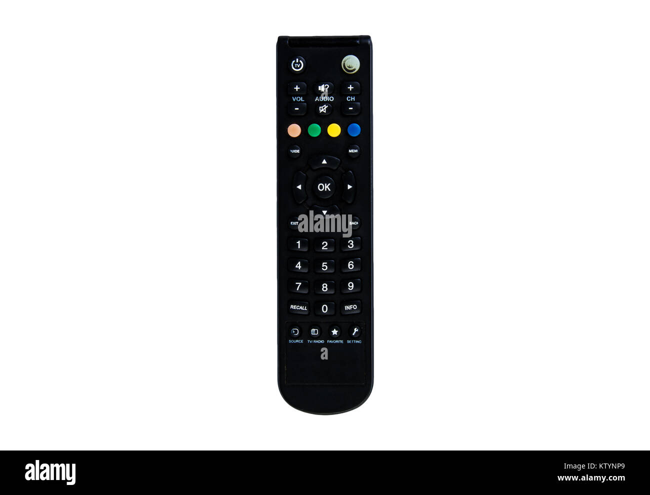 remote on white background Stock Photo - Alamy