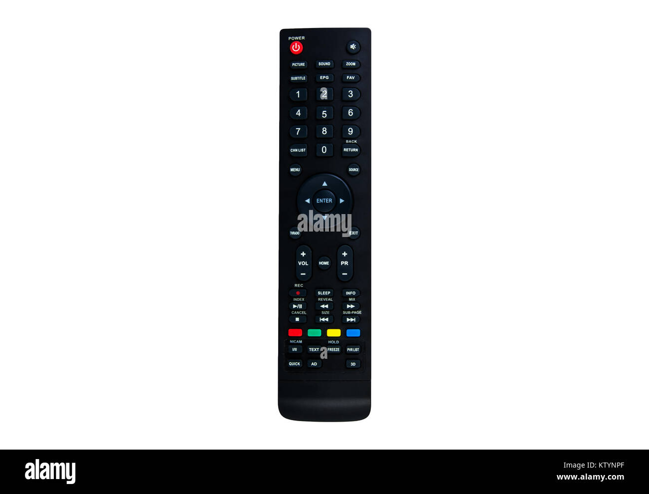 remote on white background Stock Photo - Alamy