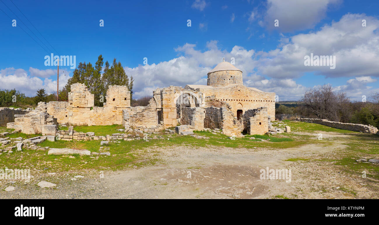Ruined arches in monastery Of Timios Stavros In Anogyra Village in ...