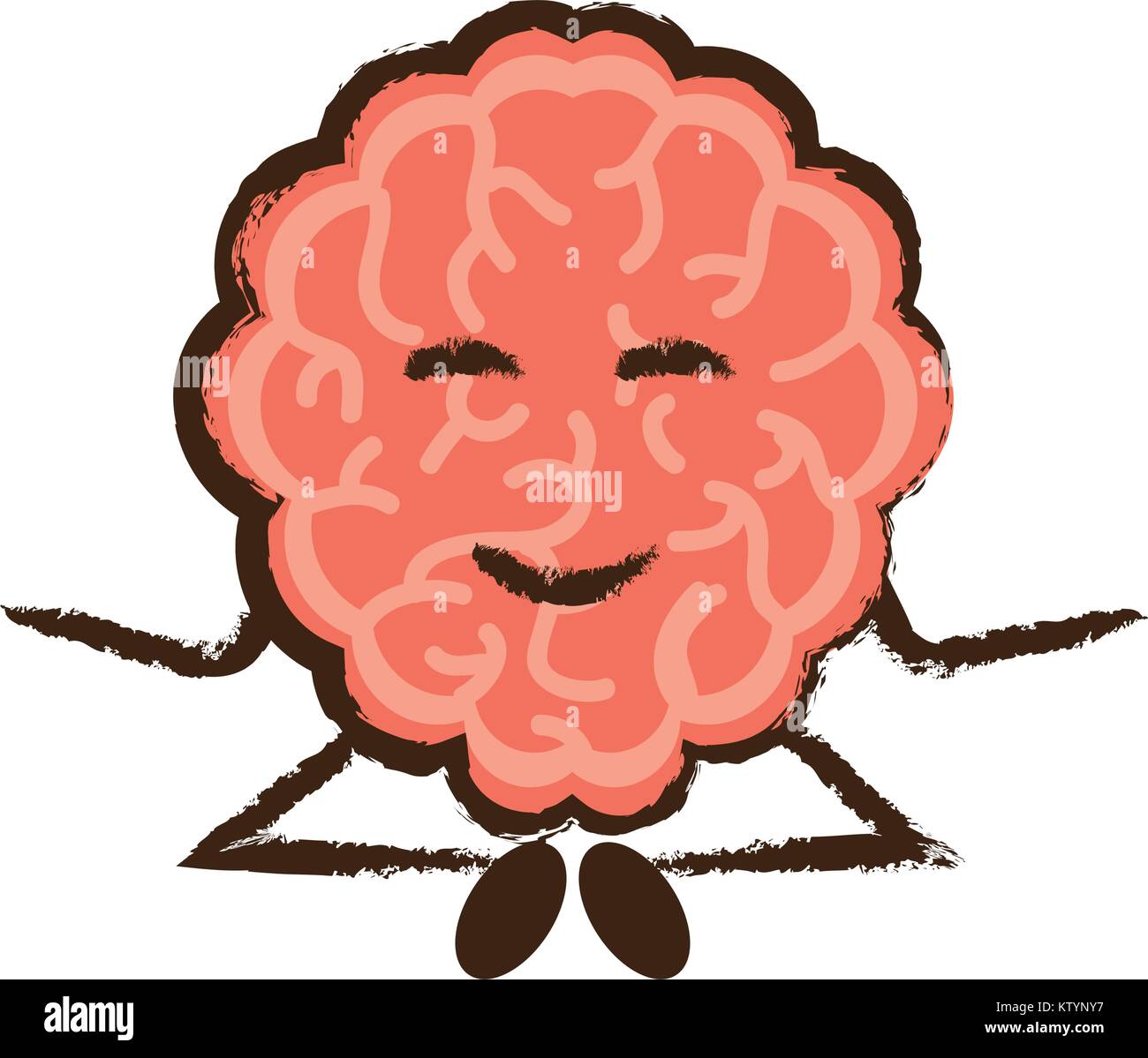 kawaii brain icon Stock Vector Image & Art - Alamy