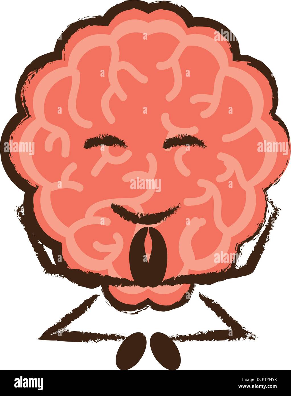 kawaii brain icon Stock Vector Image & Art - Alamy