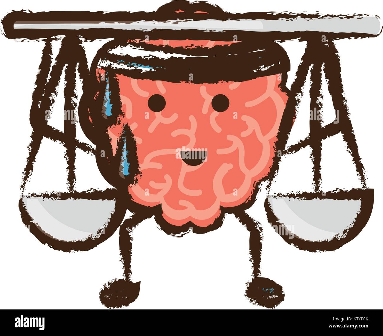 kawaii brain icon Stock Vector Image & Art - Alamy