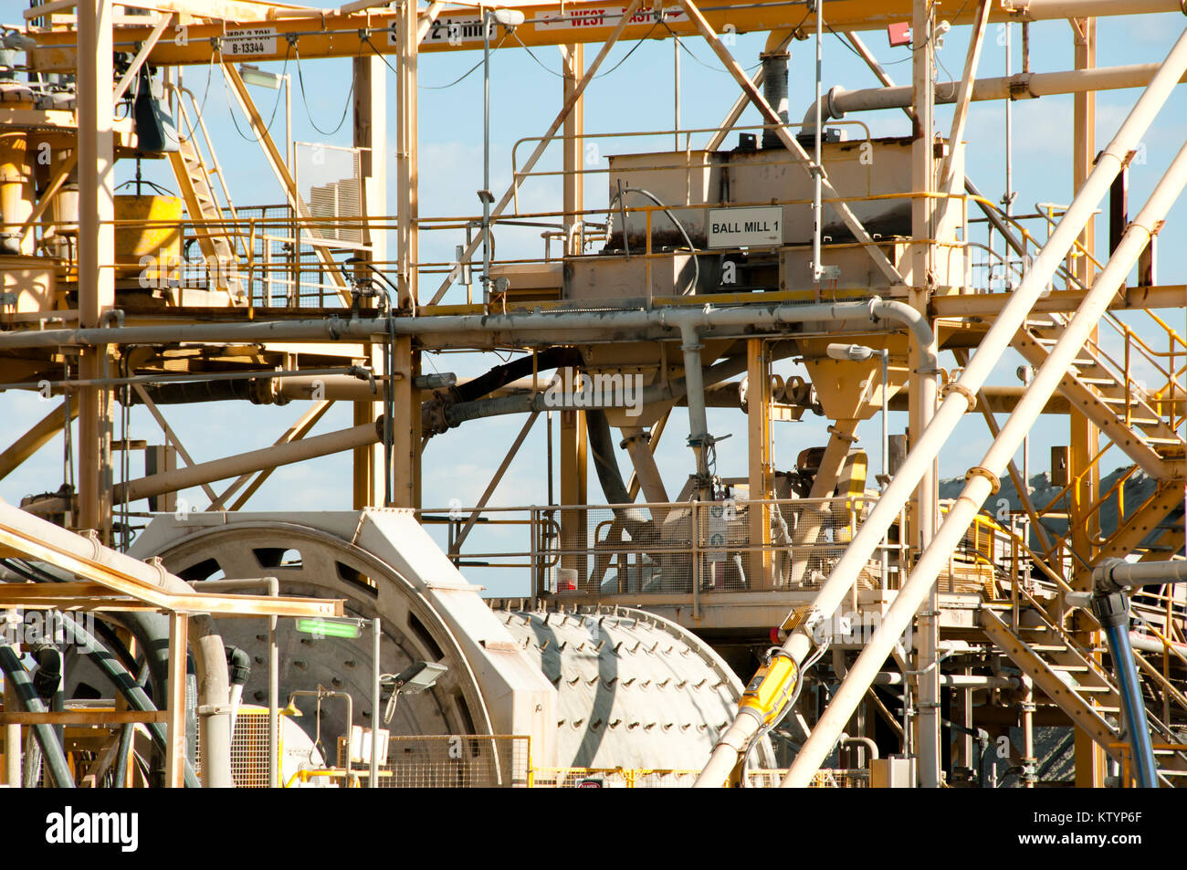 Mining Process Plant Stock Photo - Alamy