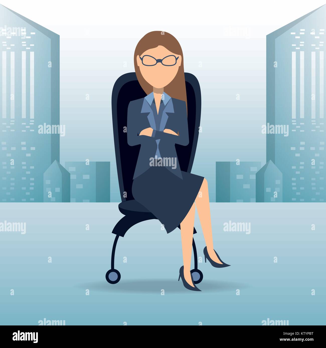 successful business woman cartoon Stock Vector Image & Art - Alamy