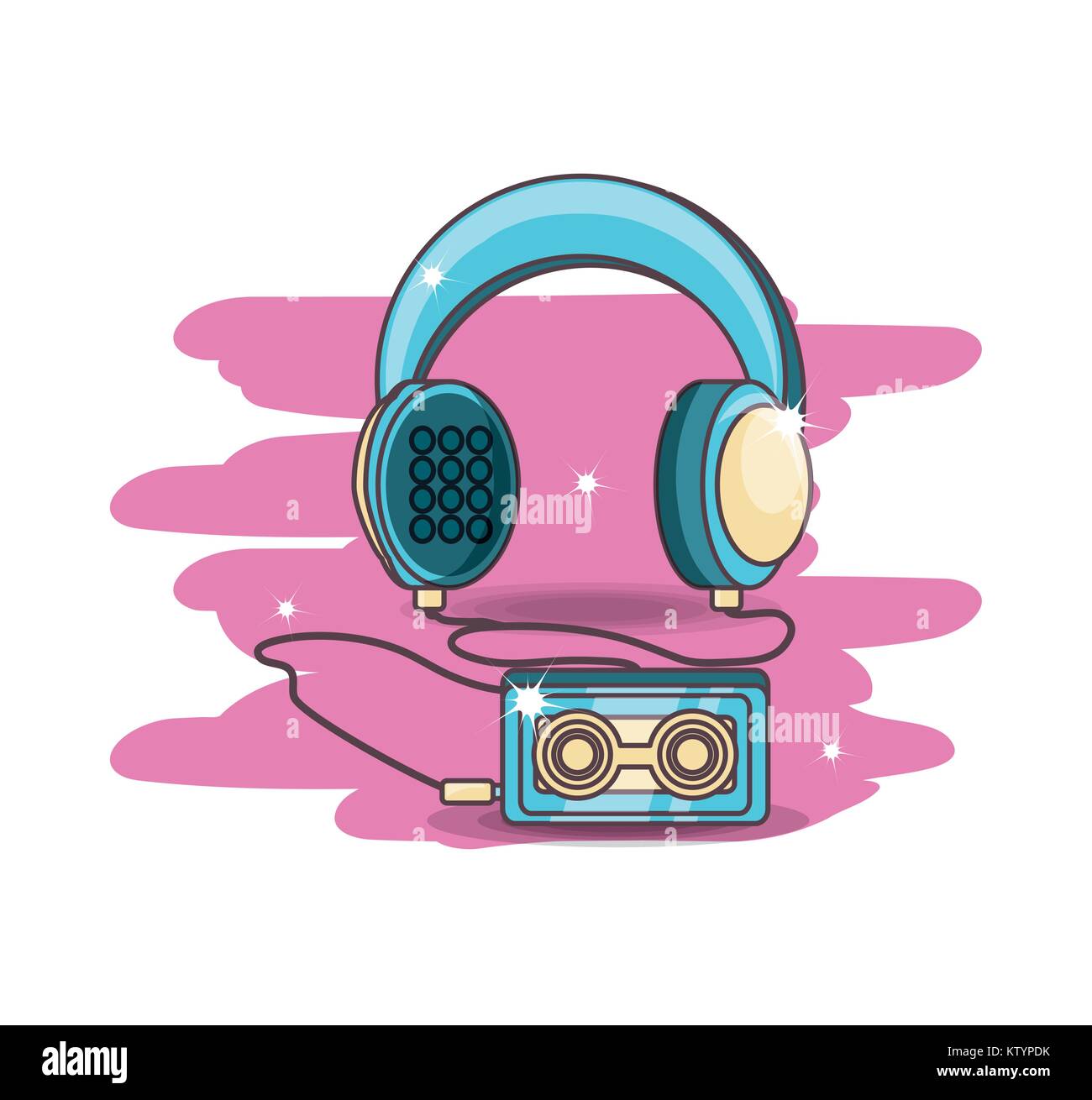 retro audio device cartoon Stock Vector Image & Art - Alamy