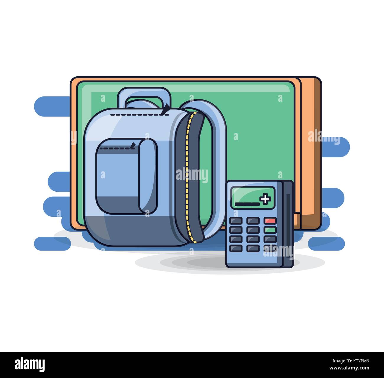 colorfull school backpack education concept Stock Vector Image & Art ...