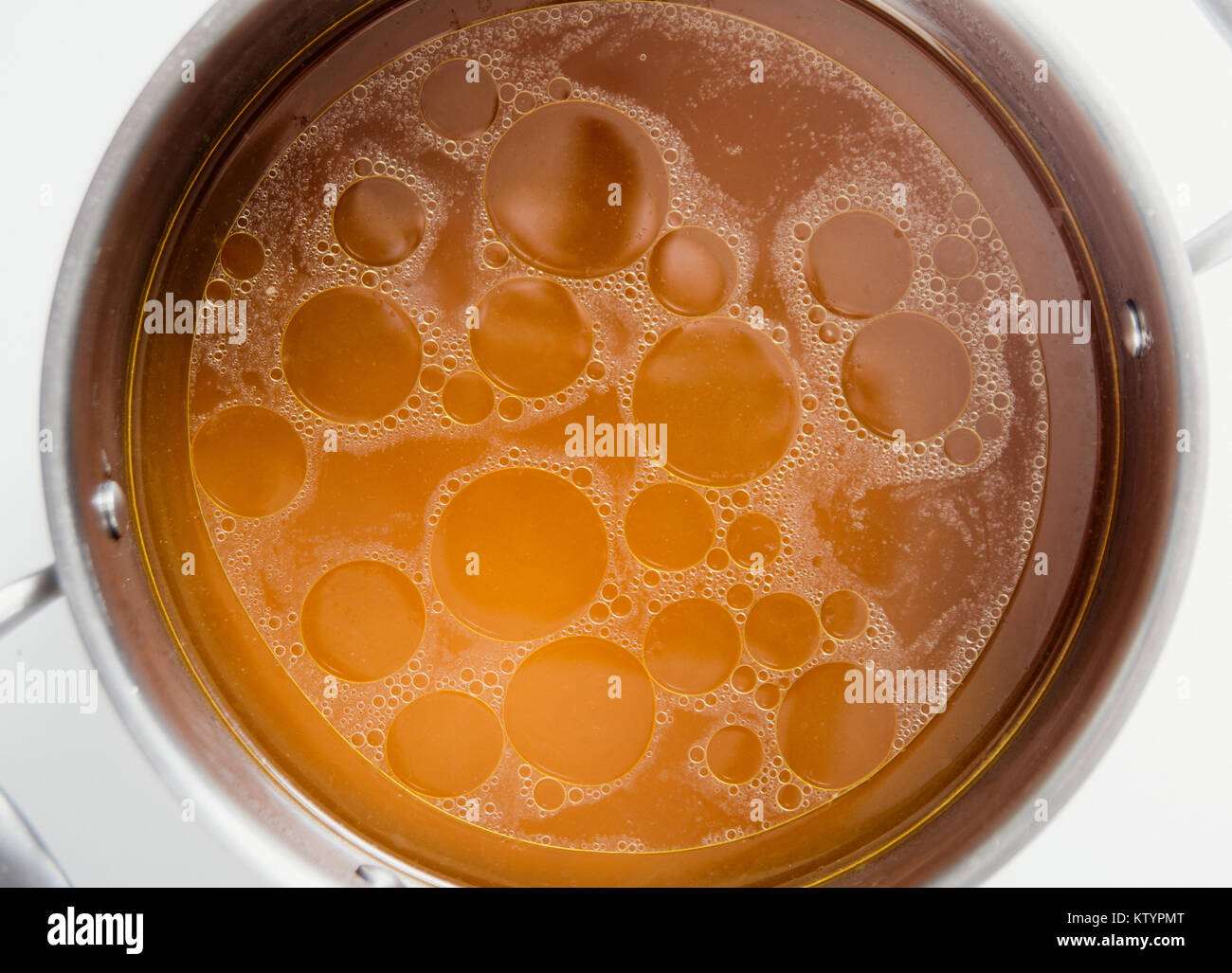 Freshly Made Bone Broth Stock Photo - Alamy