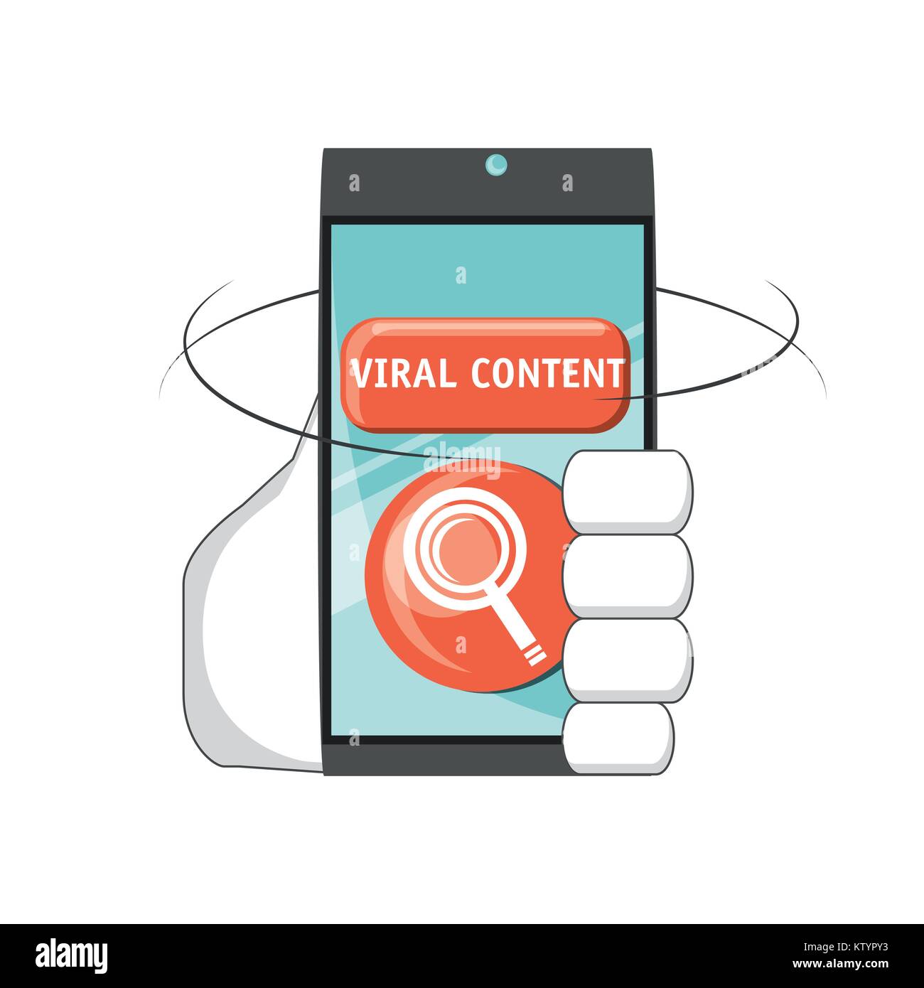 viral content design Stock Vector Image & Art - Alamy