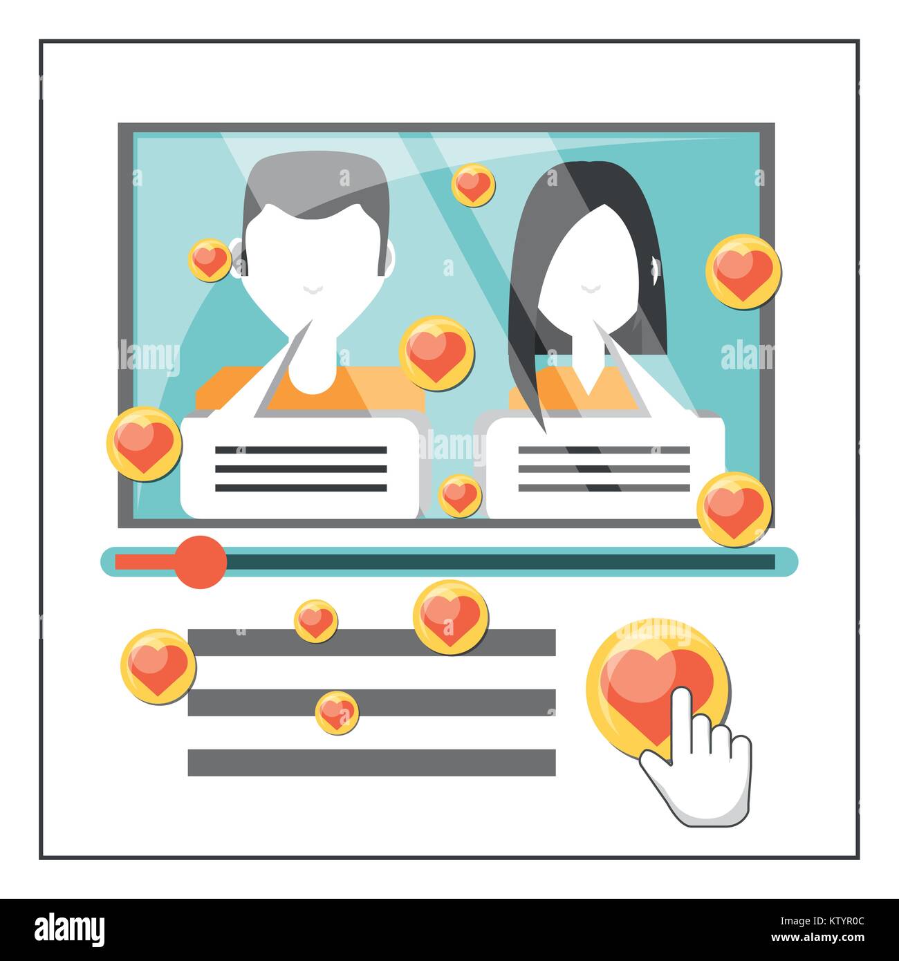 viral content design Stock Vector Image & Art - Alamy
