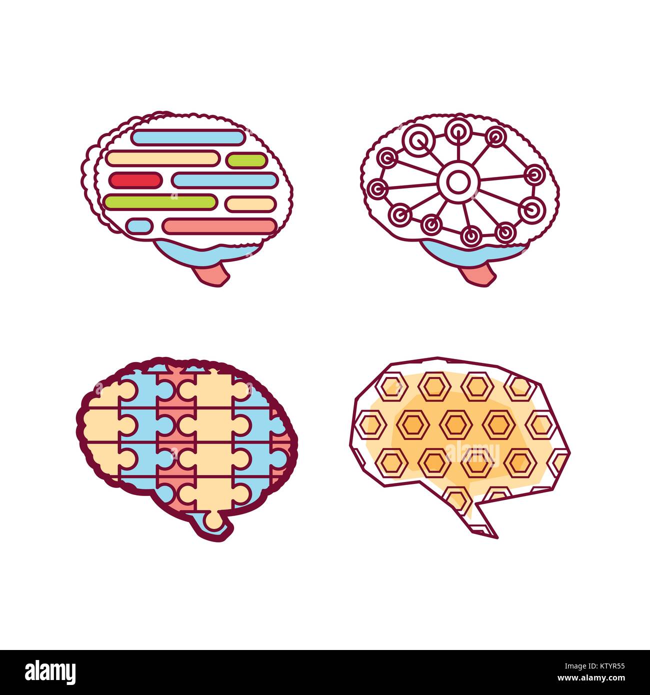 brain concept design Stock Vector Image & Art - Alamy